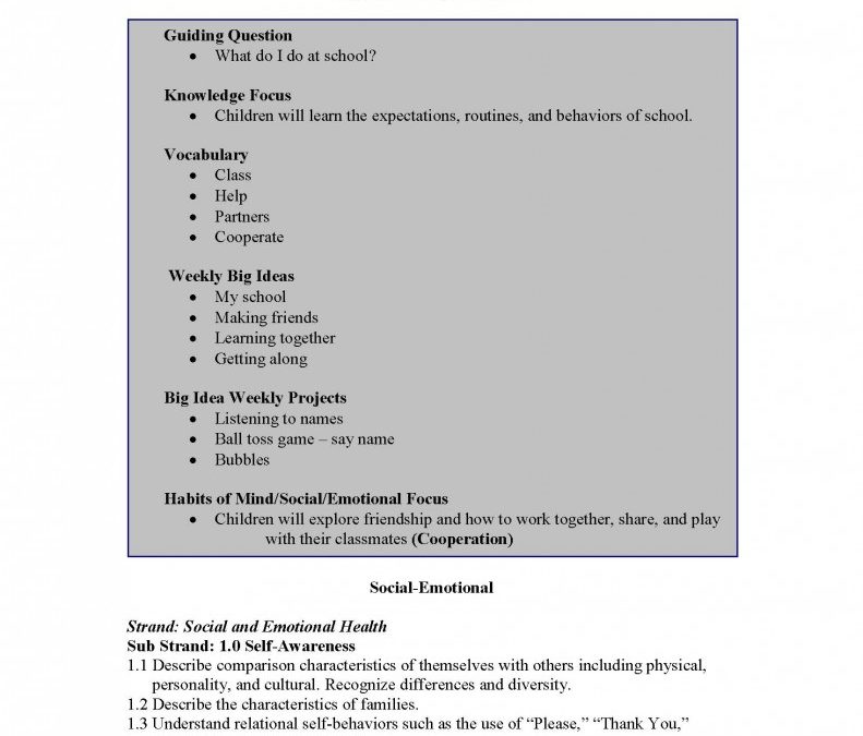 Transitional Kindergarten Curriculum California Kindergarten Association Transitional Kindergarten Curriculum California Kindergarten Association